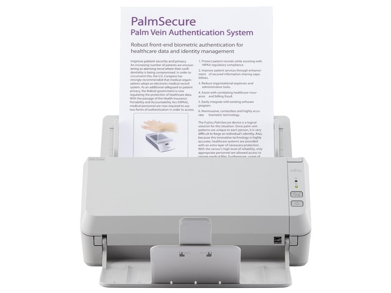 Fujitsu SP-1120N Price Performing, Network Enabled Color Duplex Document Scanner with Auto Document Feeder (ADF)