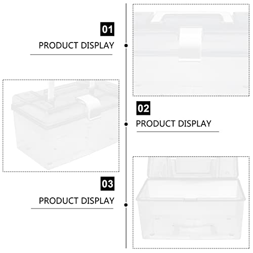 balacoo Plastic Storage Bins with Lids: Clear Latching Box, Plastic Storage Bin with Handle, Storage Bin Tote Organizing Container