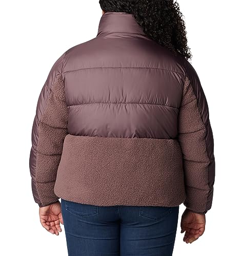 Columbia Women's Leadbetter Point Sherpa Hybrid, Basalt, Medium