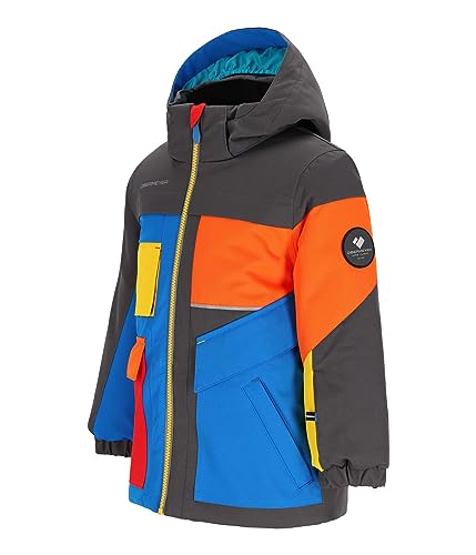 Obermeyer Boy's Nebula Jacket (Toddler/Little Kids/Big Kids) Basalt 5 Little Kid