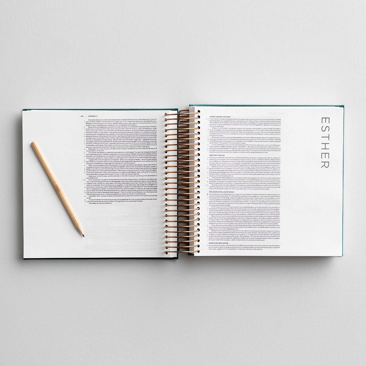 Illustrating Bible CSB Green (Spiral Bound Journaling Bible)