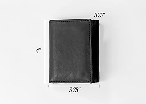 Rico Industries NFL Dallas Cowboys Laser Engraved Black Portable Charger Keychain (Universal for all phones) and Tri-Fold Wallet Gift - Great Gift Item