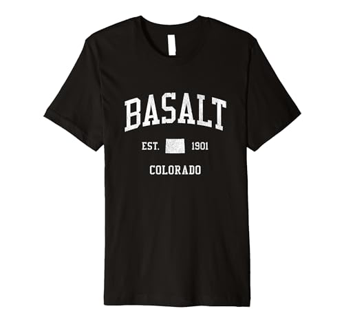 Basalt CO Vintage Athletic Sports JS01 Premium T-Shirt