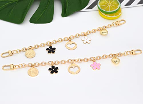 HOSBY Bag Charm Handbag Chains Decoration for Women, Sparkling Pendant Accessories for Purse Designer Shoulder Bag (B)