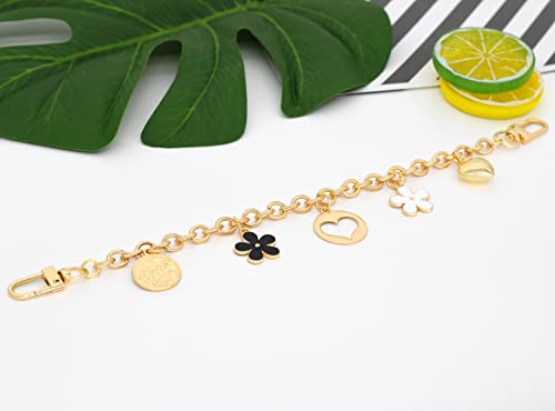 HOSBY Bag Charm Handbag Chains Decoration for Women, Sparkling Pendant Accessories for Purse Designer Shoulder Bag (B)