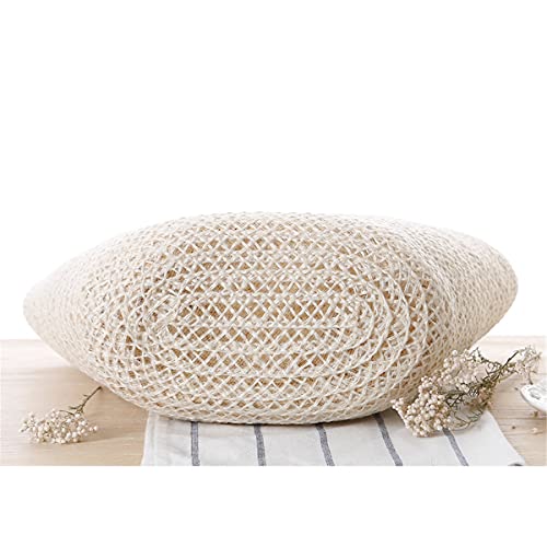 Women's summer beach handbag grass beach bag woven handbag large straw bag with leather handle (10 brown,One Size)