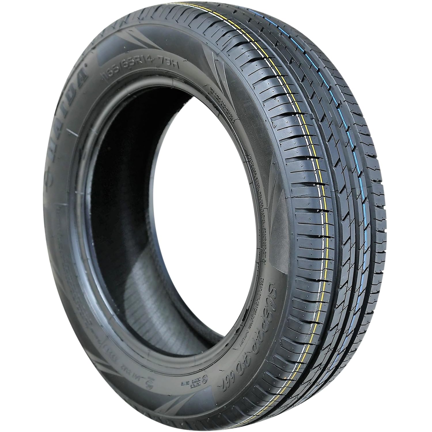Haida SCEPHP HD667 All-Season Passenger Car Touring Radial Tire-165/65R14 165/65/14 165/65-14 79H Load Range SL 4-Ply BSW Black Side Wall UTQG 340AA