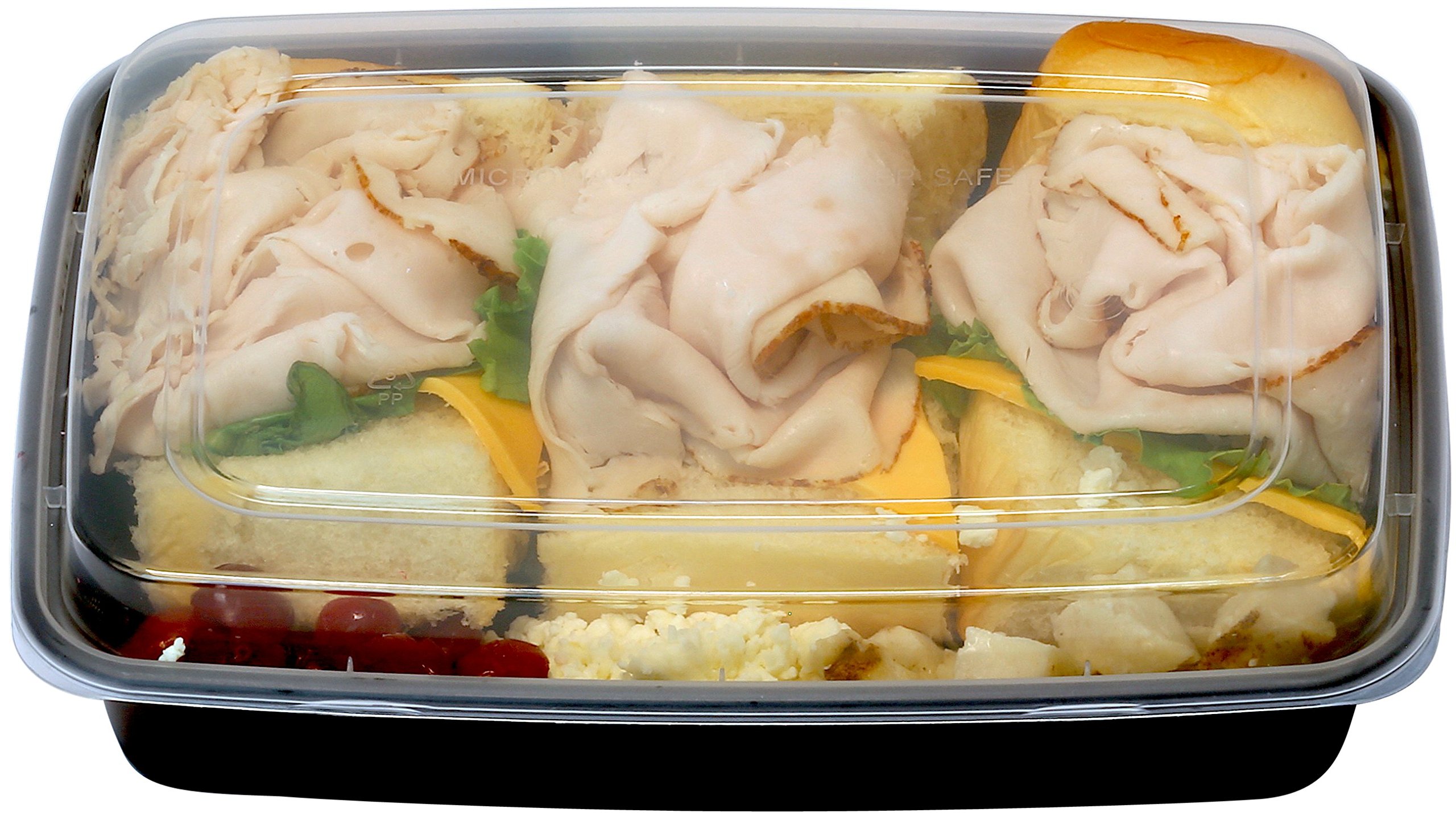 16 Pack - SimpleHouseware 1 Compartment Food Grade Meal Prep Storage Container Boxes, 28 Ounces