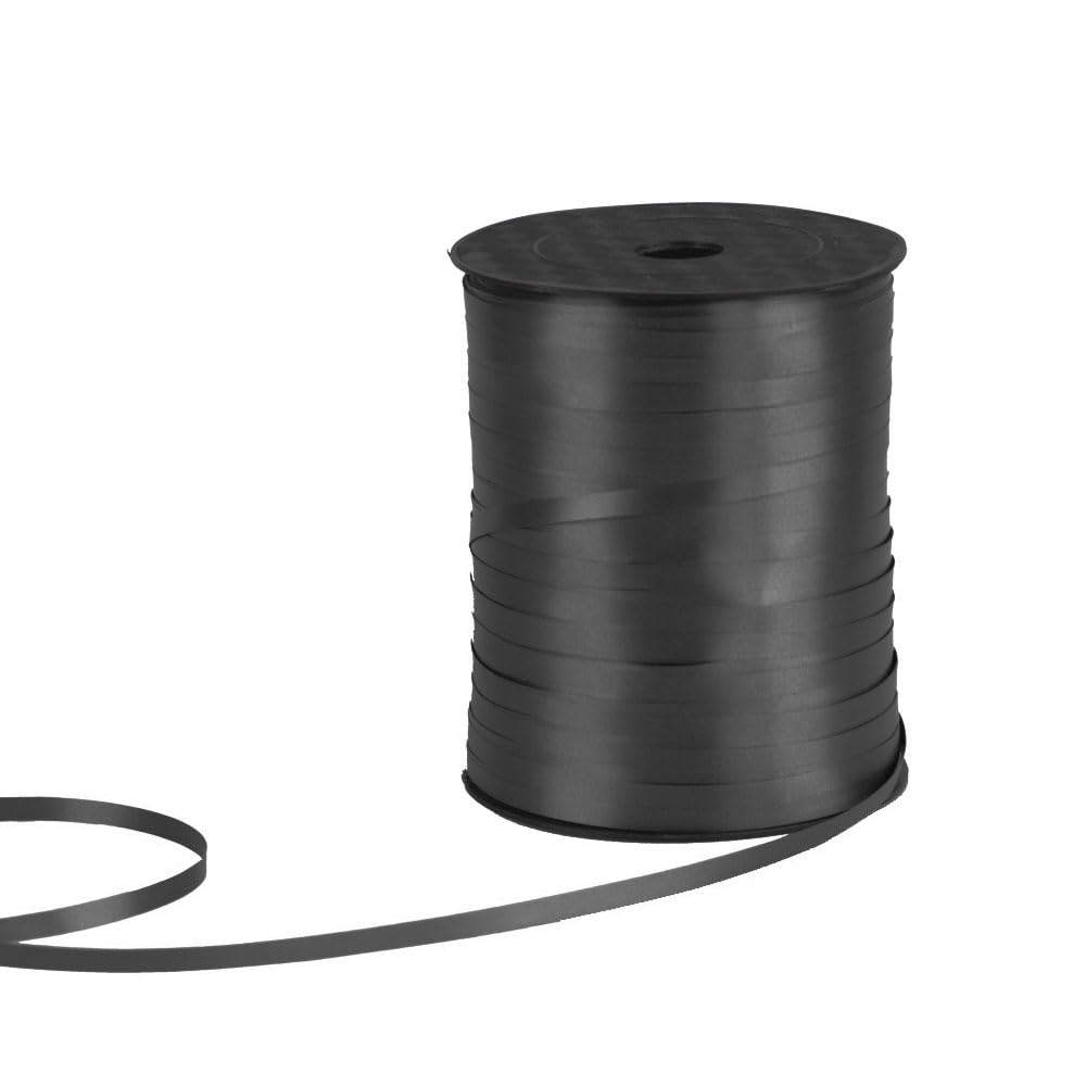 Black Balloon String Curling Wrapping Ribbons Decoration Accessories,500 Yards