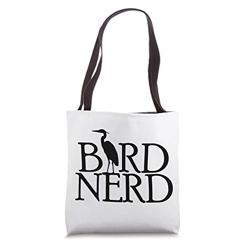 Bird Nerd product for birder or birdwatcher with Blue Heron Tote Bag