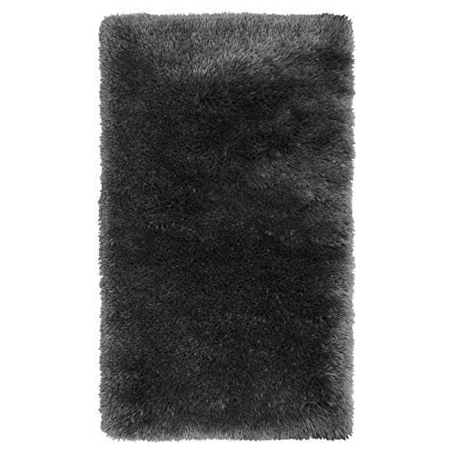 Juicy Couture Kendra Shag Accent Rug, 36"x60", Dark Grey