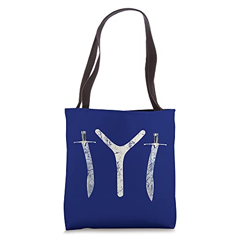 Kayi Tribe Swords Marking IYI Symbol Ottoman Ertugrul Flag Tote Bag