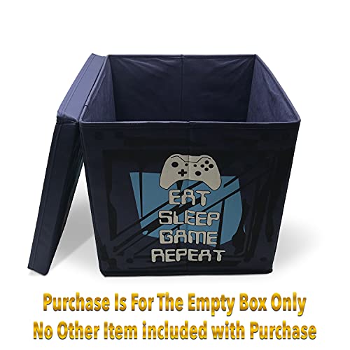 NINOSTAR Gamers Loot Drop Storage Glowing Box 14'' x 14'' x 14'' Perfect for Gaming, Parties, Birthdays…