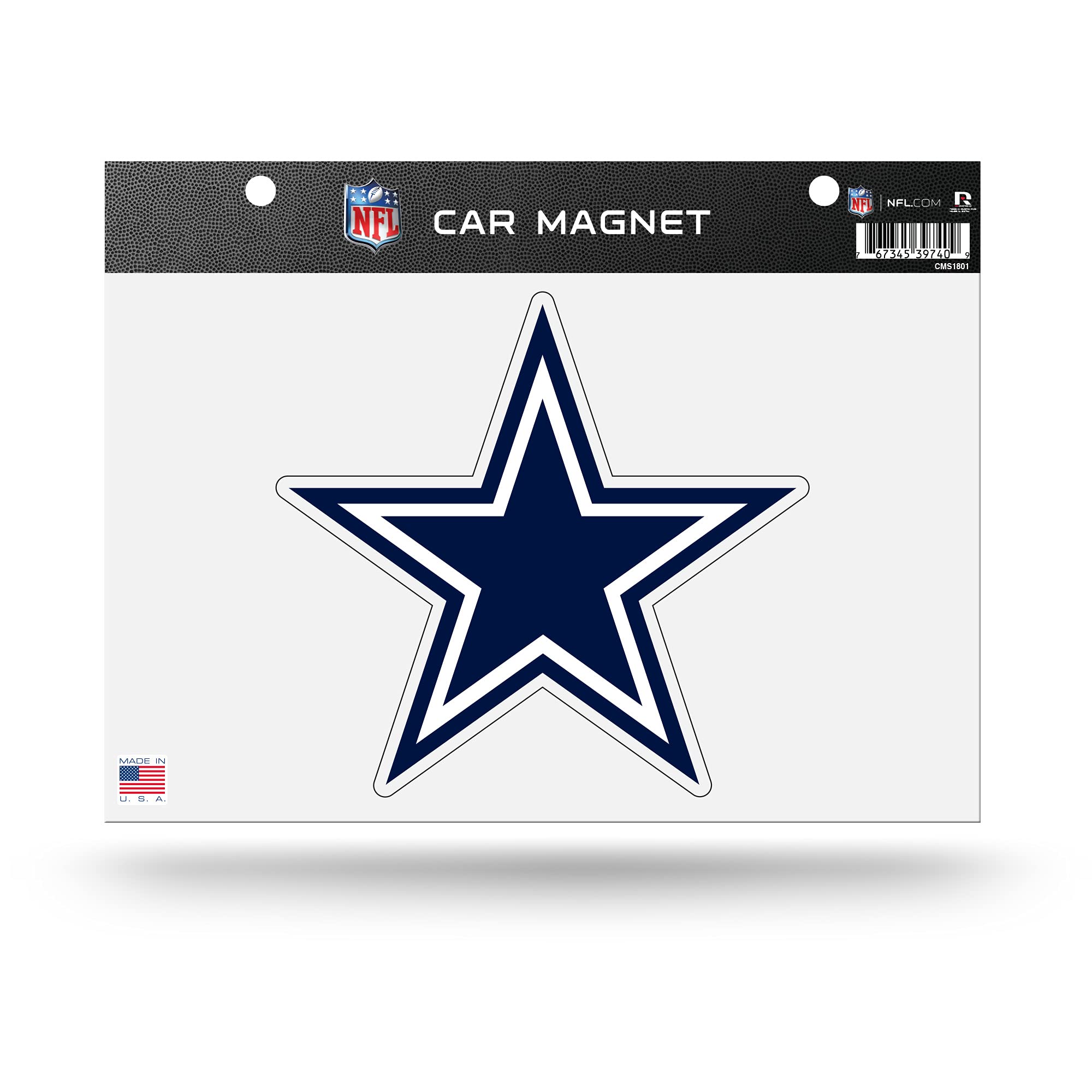 Rico Industries NFL Football Dallas Cowboys Approx 8.5" 11" Diecut Magnet to Display on Fridge/Vehicle/Locker