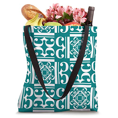 Alto Clef / Tenor Clef / C Clef Design Viola Players - Teal Tote Bag