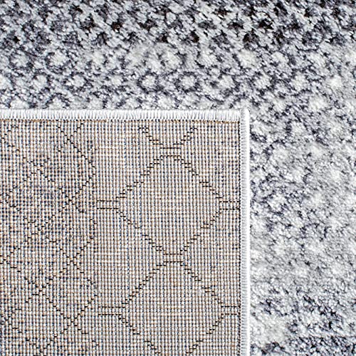 SAFAVIEH Amelia Collection 10' x 14' Grey/Ivory ALA761F Rustic Tribal Distressed Non-Shedding Living Room Bedroom Dining Home Office Area Rug