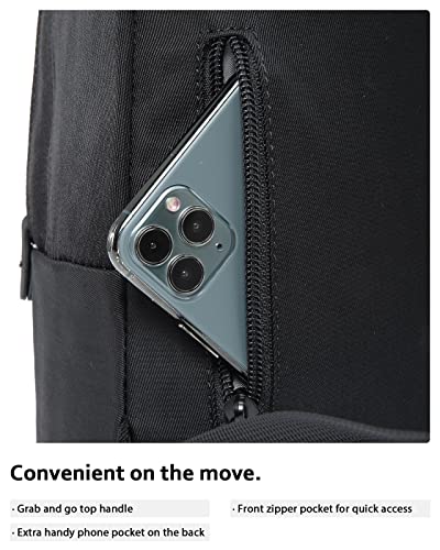 HotStyle SIMPLAY+ Mini Backpack Small Fashion Backpacking Purse, Black