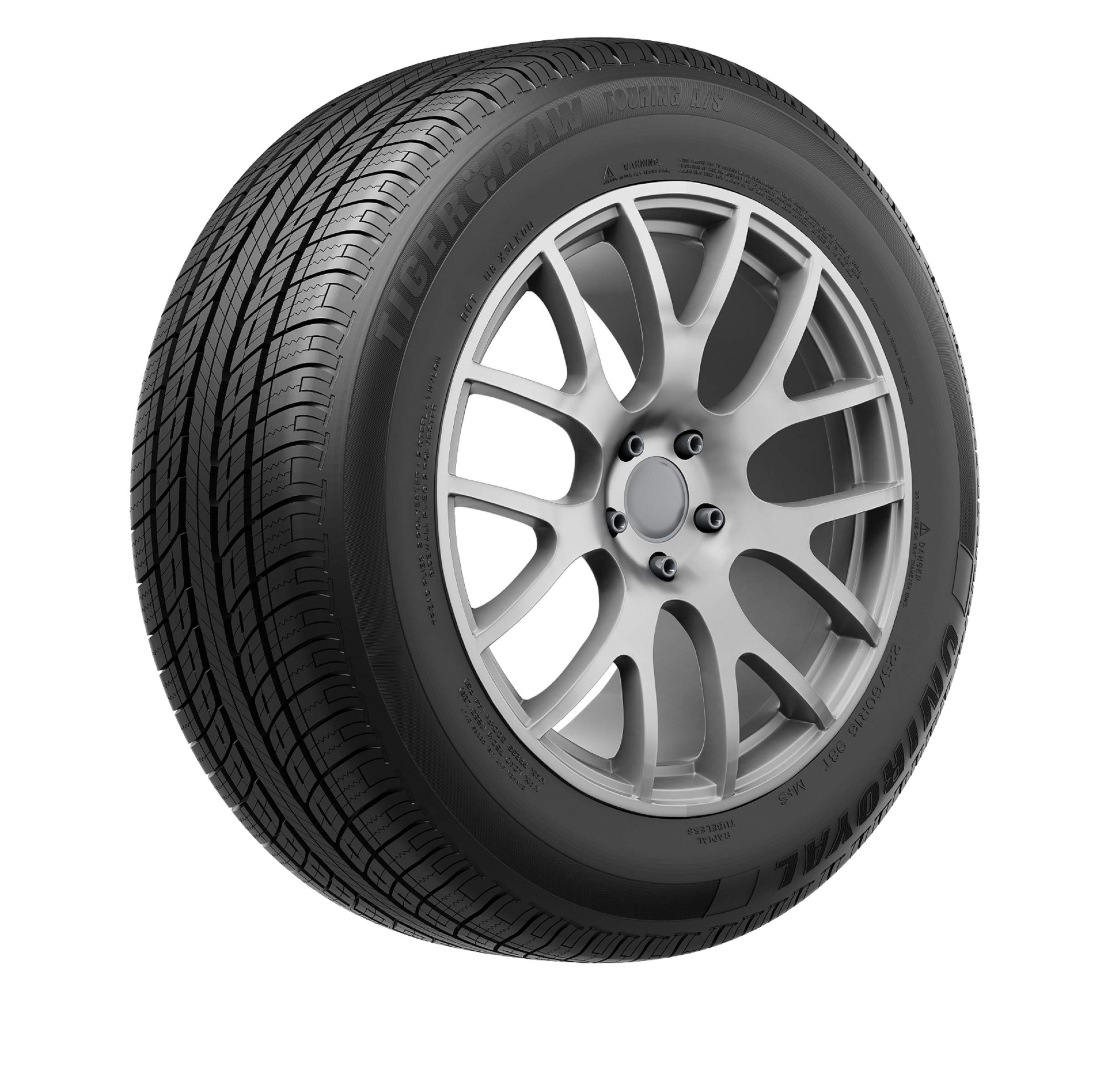 Uniroyal Tiger Paw Touring A/S All-Season Radial Car Tire for Passenger Cars, Crossovers, and SUVs, 205/60R16 92H