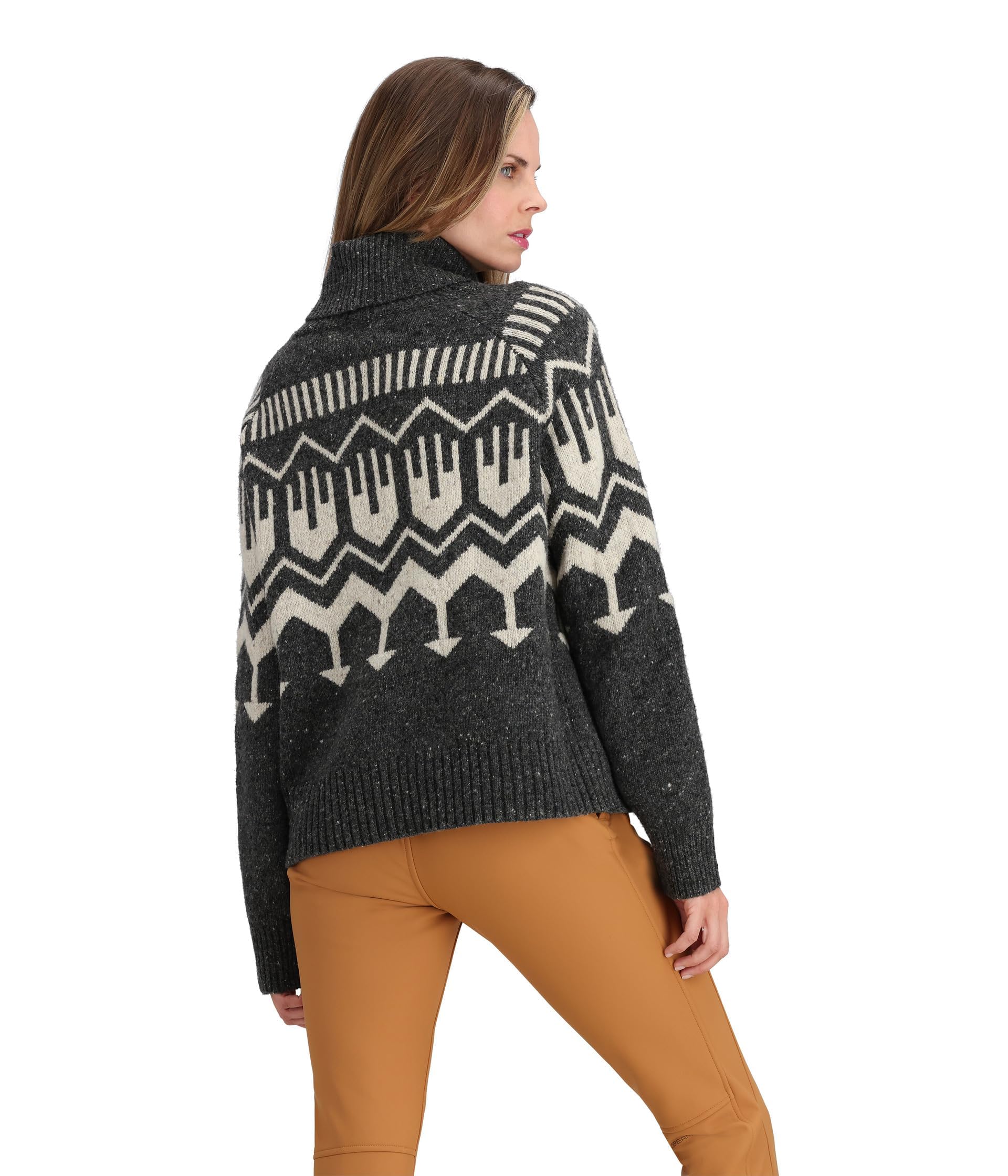 Obermeyer Willow Turtleneck Sweater Basalt LG