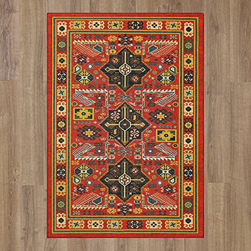 Mohawk Home Makara Red Southwestern (2' X 3') Scatter Rug