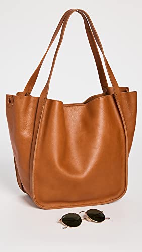 Madewell Women's Sydney Tote, Burnished Caramel, Brown, Tan, One Size