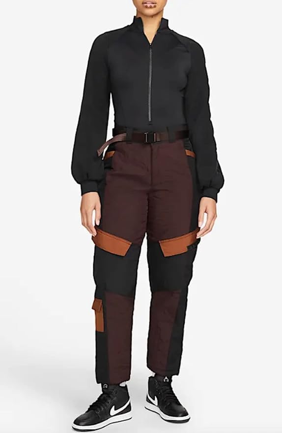 Jordan Women’s Cozy Girl Quilted Insulated Panel Pants, Brown Basalt/Black/Pecan/Dark Smoke Grey (as1, Alpha, x_l, Regular, Regular)