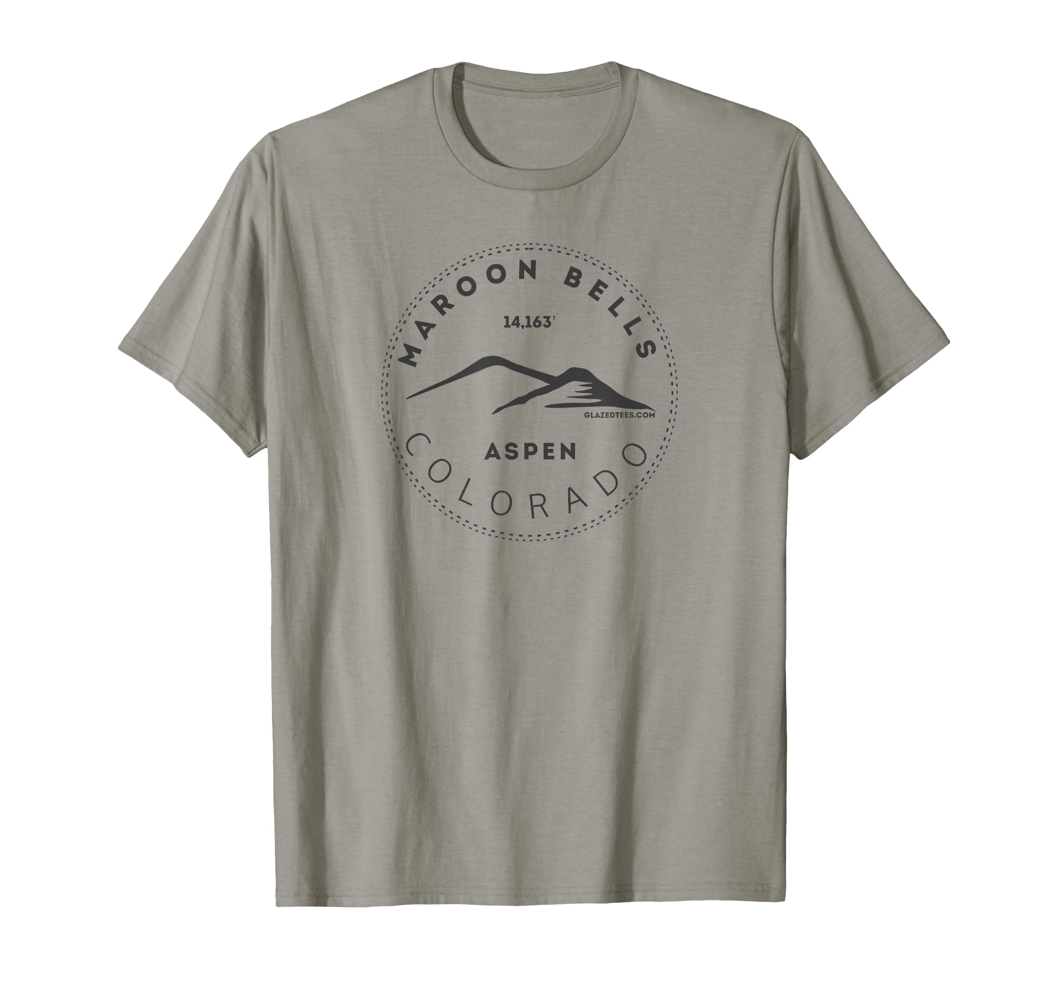 Maroon Bells Aspen Colorado Big Mountain Blackout T-Shirt