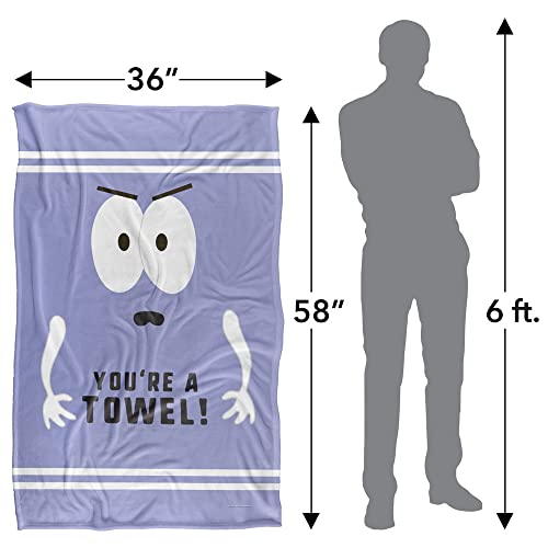 South Park Towelie You're A Towel Silky Touch Super Soft Throw Blanket 36" x 58"