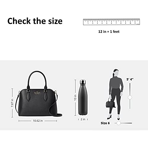 Kate Spade New York Darcy Small Satchel (Black)