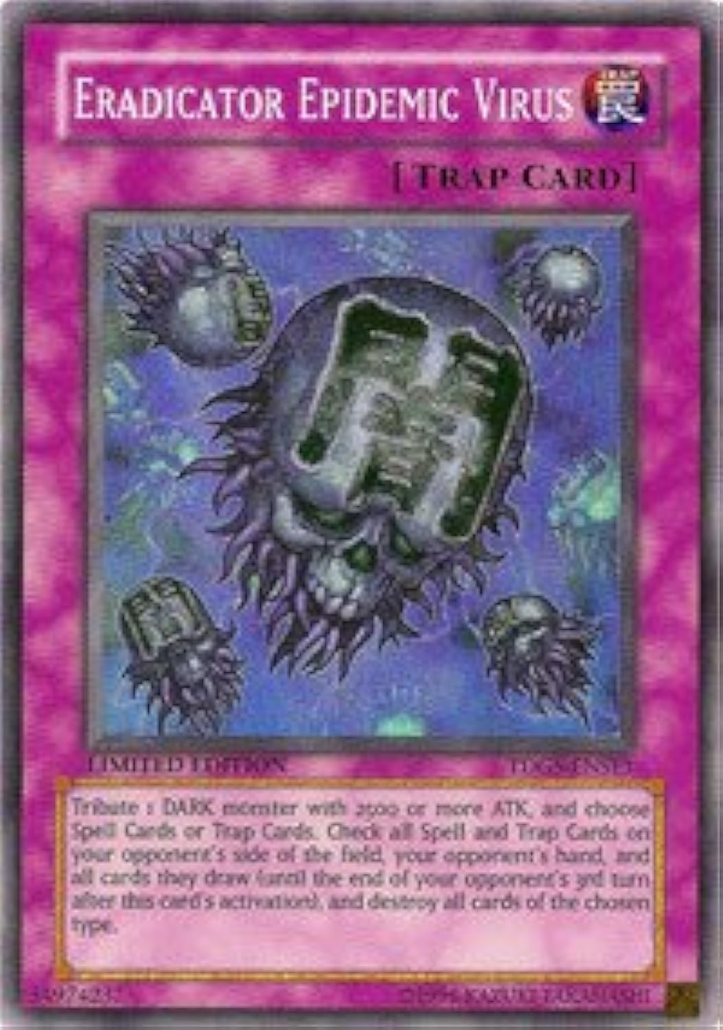 YU-GI-OH! - Eradicator Epidemic Virus (TDGS-ENSE1) - The Duelist Genesis - Limited Edition - Super Rare