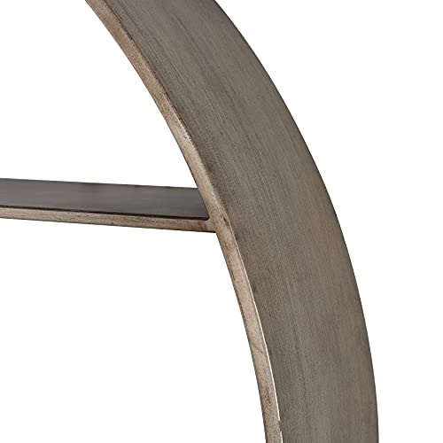 Safavieh Home Collection Elewen Modern Brown 4-Tier Round Display Wall Shelf