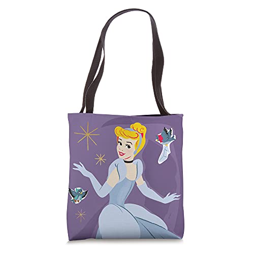 Disney Princess Cinderella Purple Tote Bag