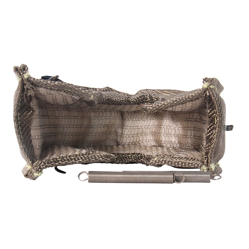 HiwowSport FireShield Titanium Turbo Blanket for T3 Cover for Turbocharger Heat Shield Cover with Fastener Springs