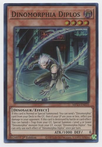 Dinomorphia Diplos - MP23-EN010 - Super Rare - 1st Edition