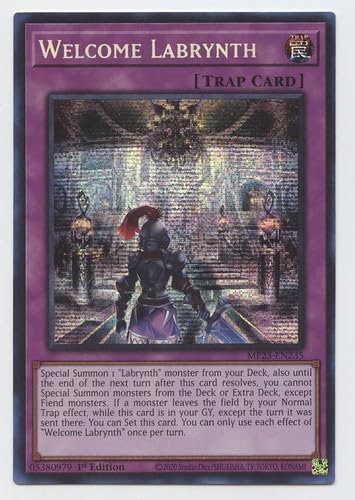 Welcome Labrynth - MP23-EN235 - Prismatic Secret Rare - 1st Edition