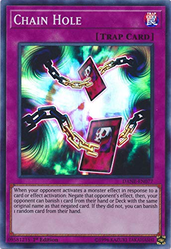Yu-Gi-Oh! - Chain Hole - DANE-EN077 - Super Rare - 1st Edition - Dark Neostorm