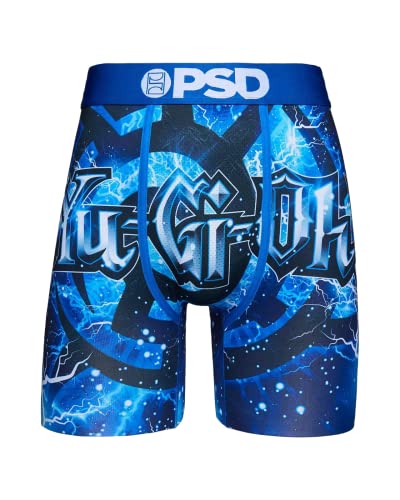 PSD Men's Yu-Gi-Oh Hype Boxer Briefs, Blue, L