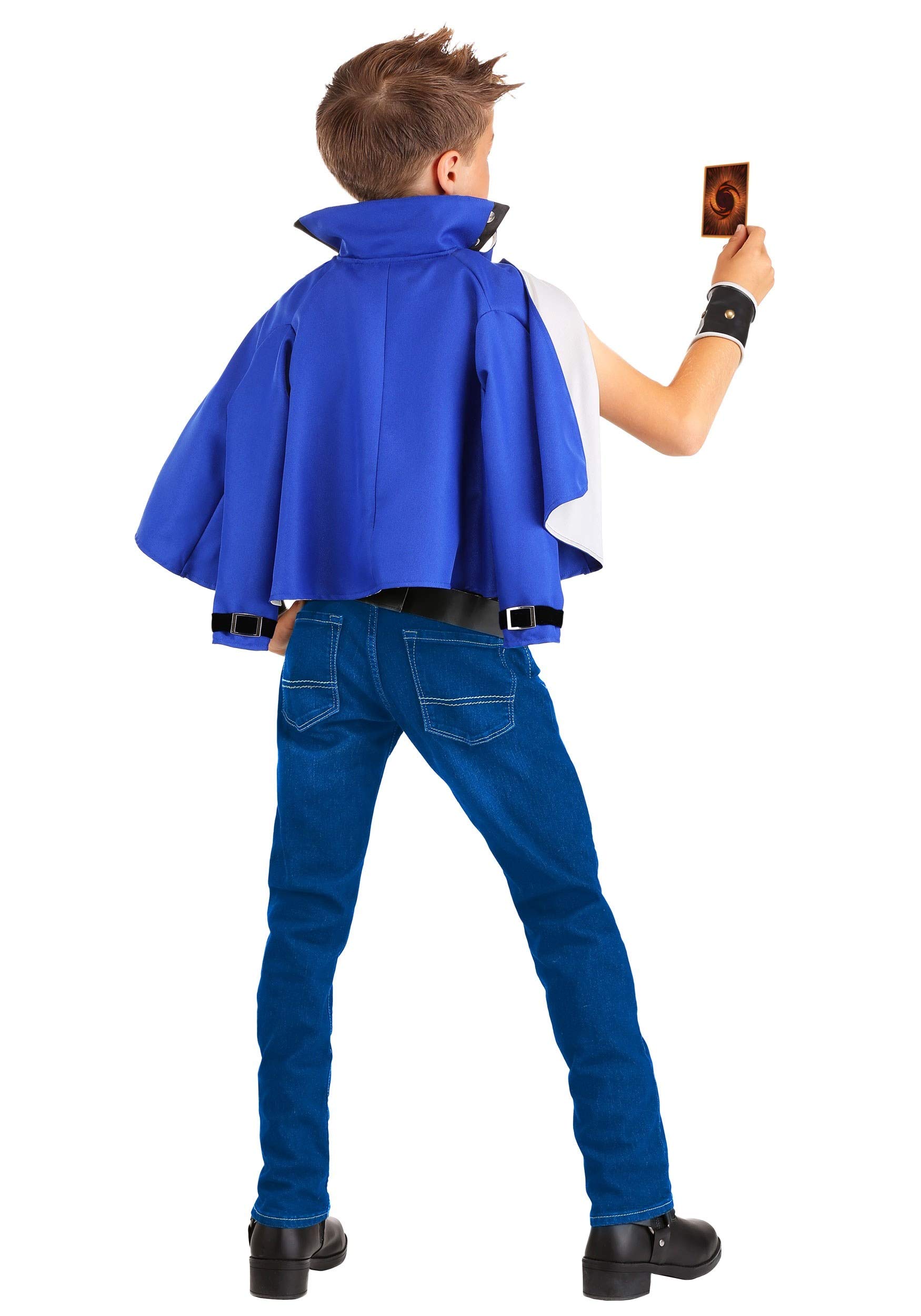 Fun Costumes Boy's Yu-Gi-Oh Duel Master Yugioh Yami Yugi, Blue, Small