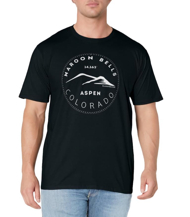 Maroon Bells Aspen Colorado Big Mountain Adventure T-Shirt