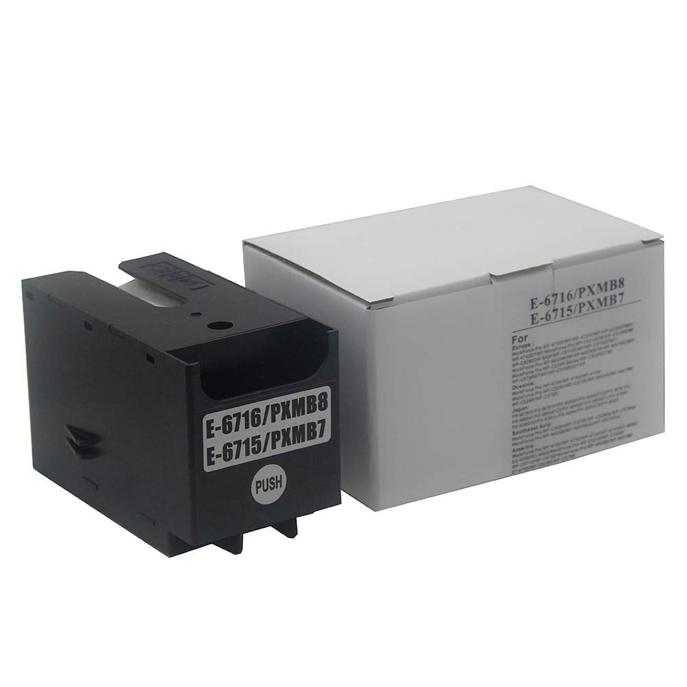 Buyink T6716 T6715 Ink Maintenance Box for WF-4720 WF-4734 WF-4730 WF-4740 WF4734 EC-4020 EC-4030 EC-4040 WF C5290, WF C5710 C5790 M5299 M5799 C529R C-579R ET-8700 EC-4020 4030 EC-4040 Printer