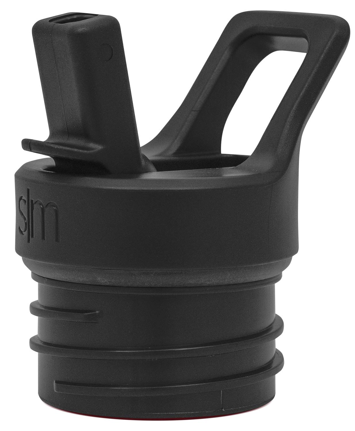 Simple Modern Ascent Straw Lid Top Handle - Fits All Ascent and Hydro Flask Standard Mouth Water Bottle Sizes - Leak Proof, Double Wall Insulated Straw Lid -Midnight Black