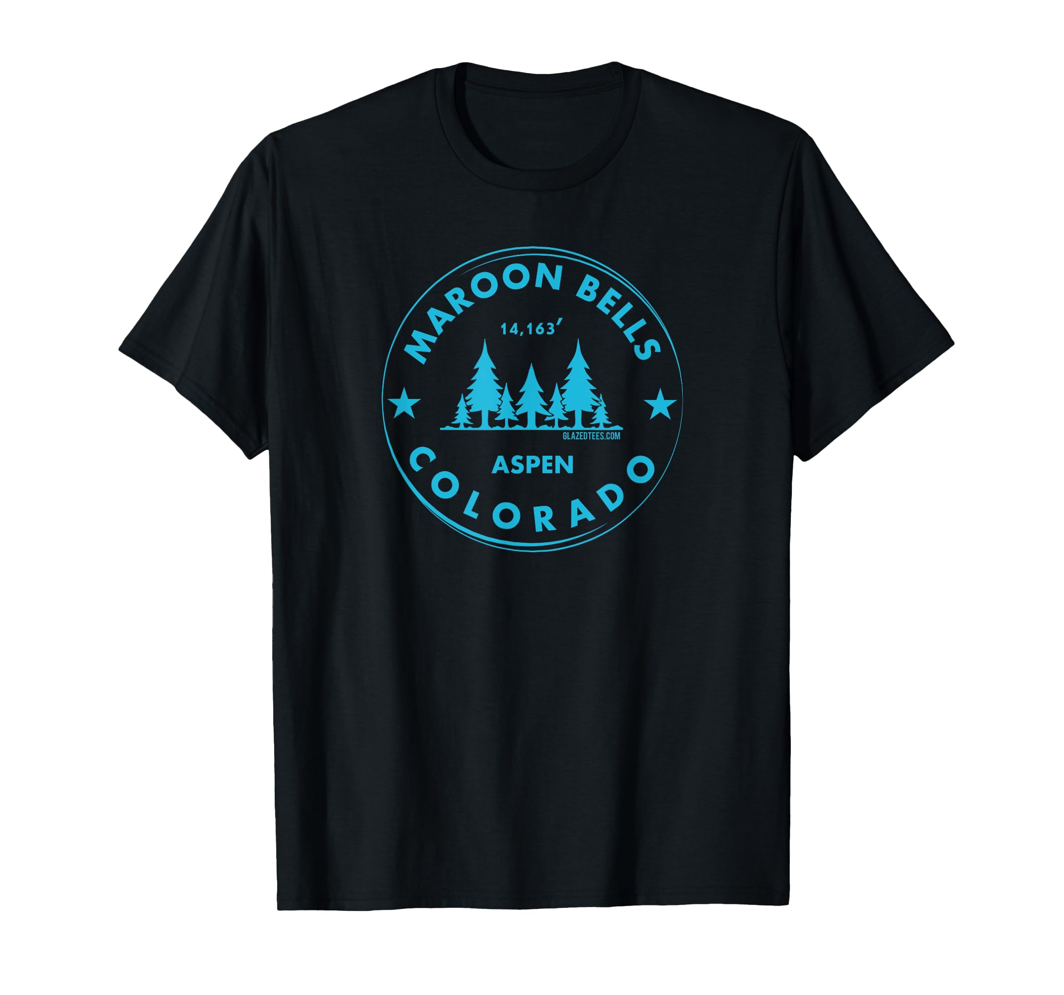 Maroon Bells Aspen Colorado Bluebird Forest Mountain T-Shirt