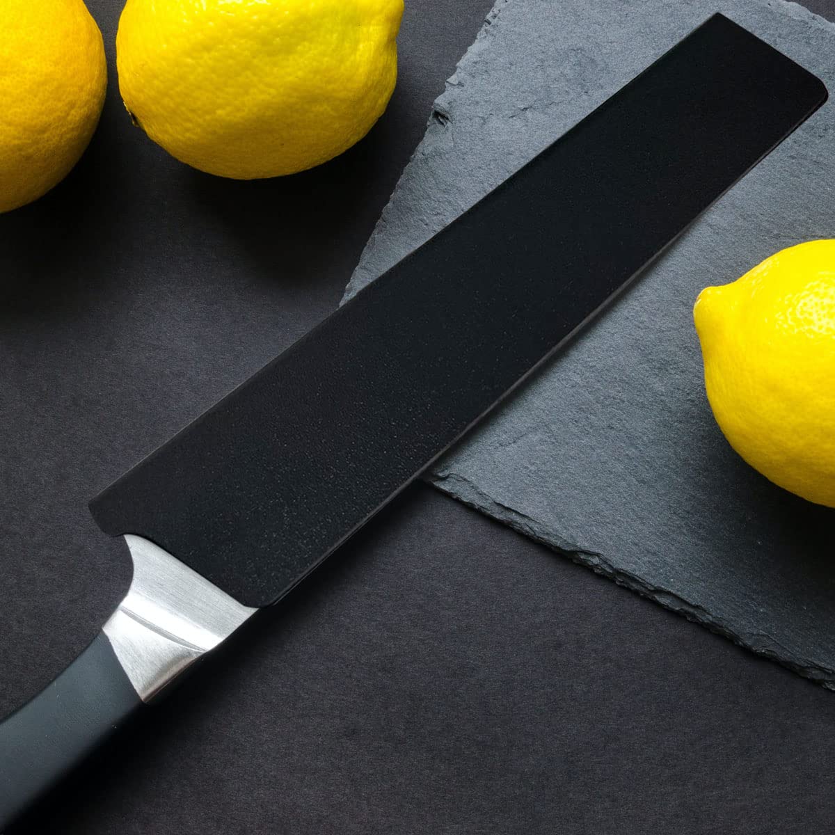 KVZVK Universal Knife Edge Guards Set, Non-Scratch Felt Lining Kitchen Knives Covers,Universal Blade Edge Cover Guards for Chef Knives, Protect More Durable on Your Blades(4Pcs)- Knives Not Included