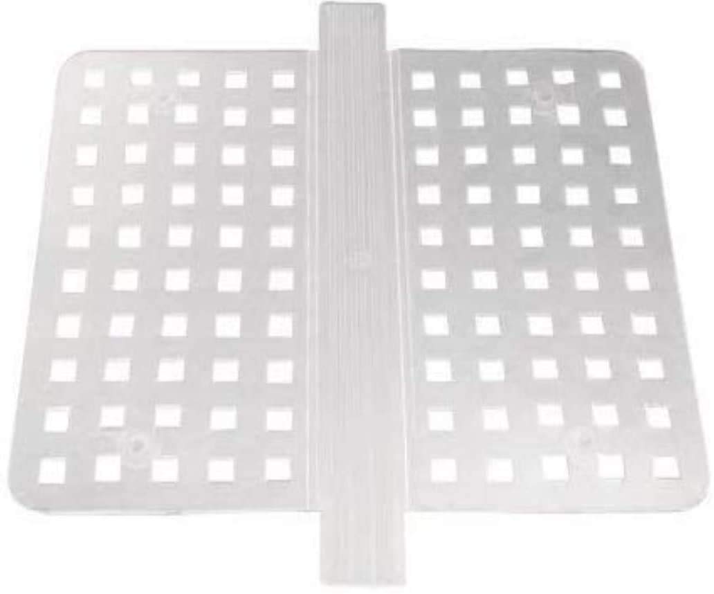 SKEMIX New Clear Kitchen Dish Safe Durable Grips Double Sink Saddle Divider Protector Mat