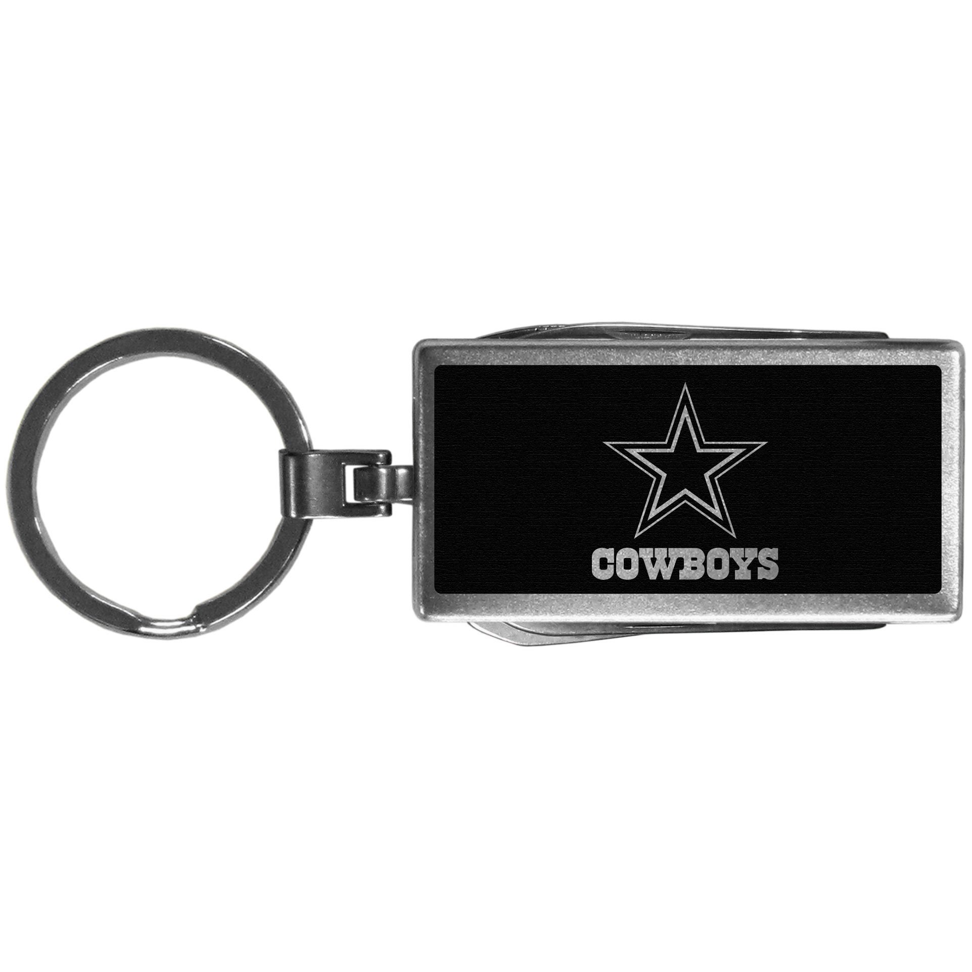 NFL Siskiyou Sports Fan Shop Dallas Cowboys Multi-tool Key Chain, Black One Size Black