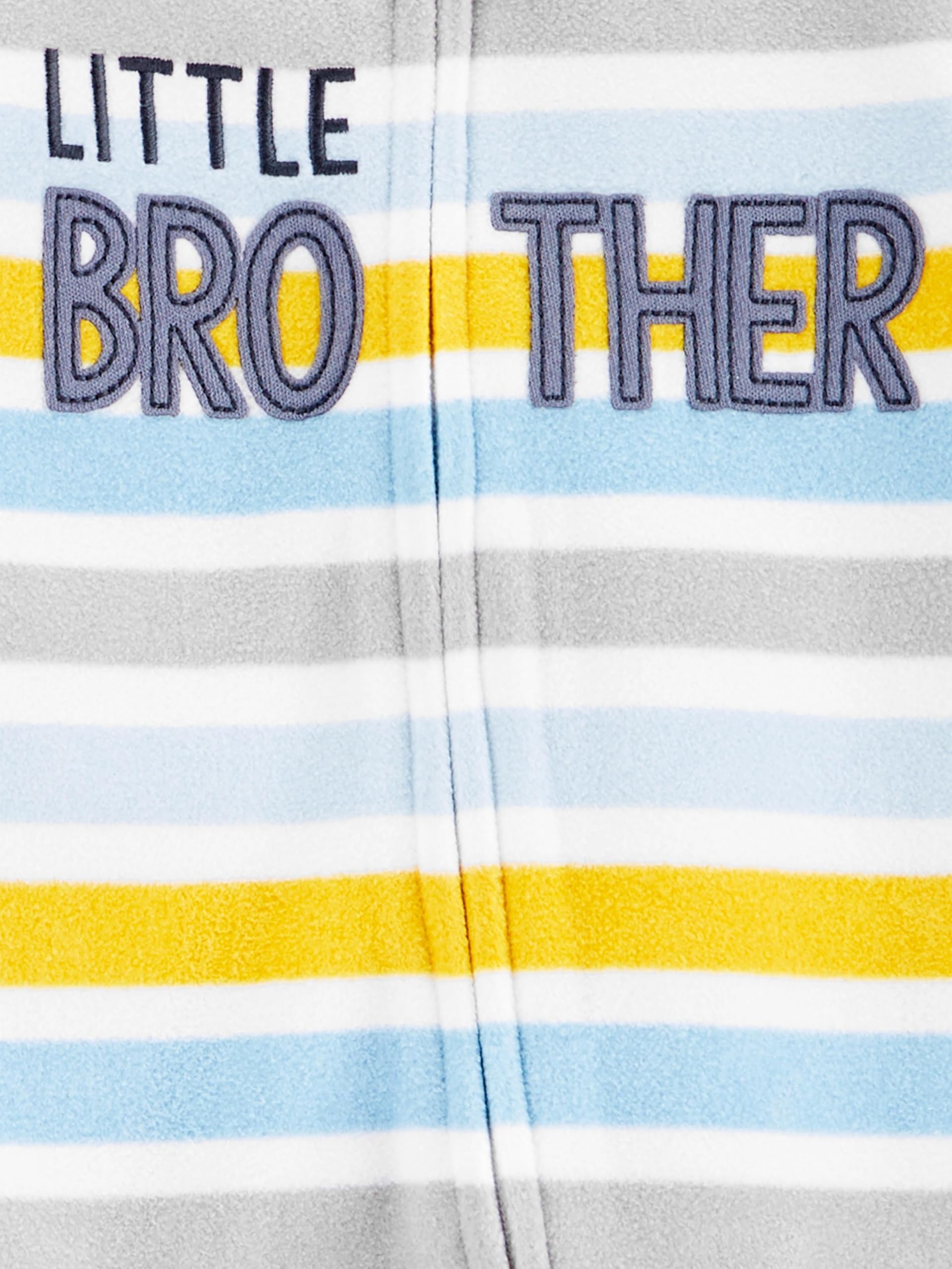Simple Joys by Carter's Baby Boys' Fleece Footed Sleep and Play, Pack of 2, Light Blue/Yellow, Dogs, 0-3 Months