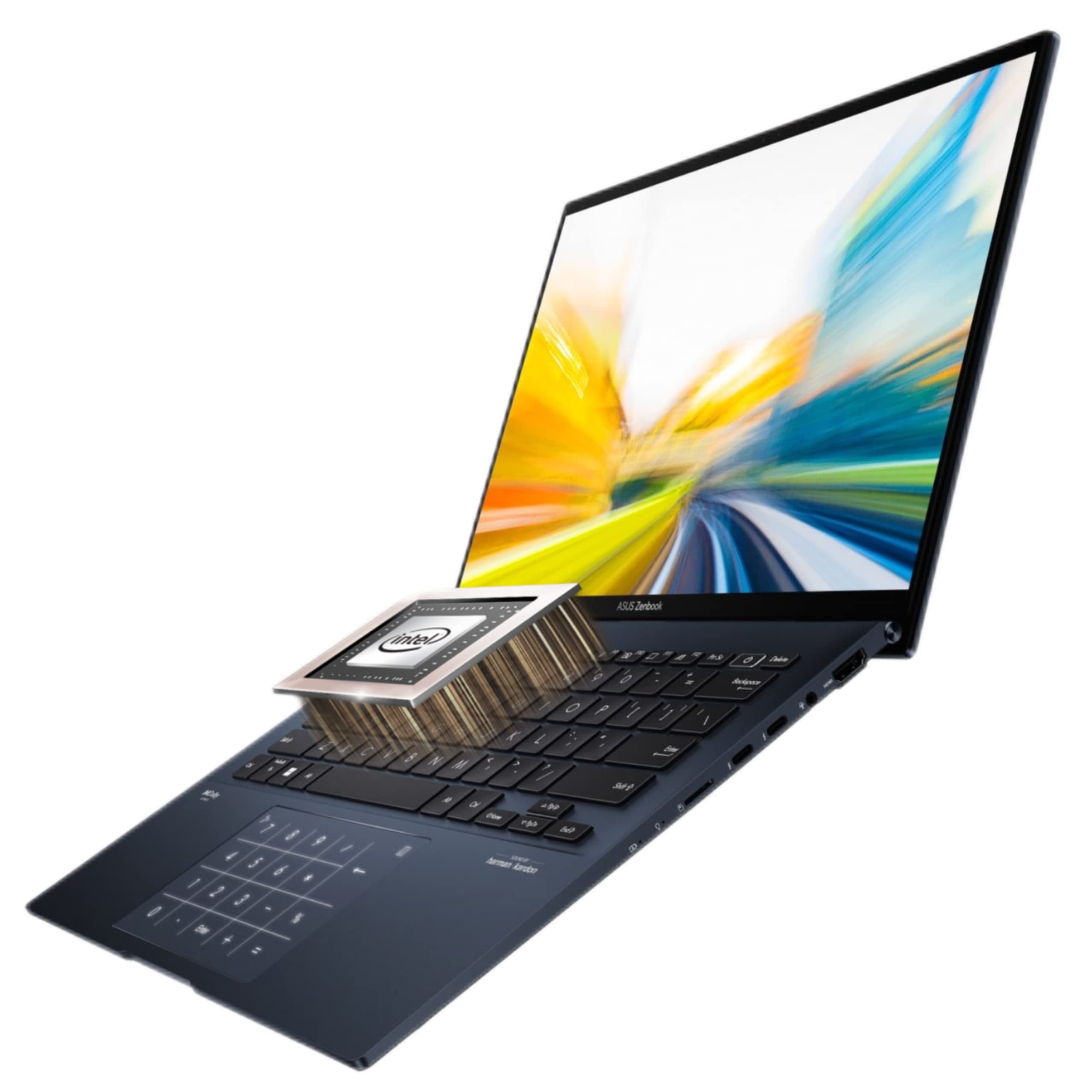 ASUS 2022 Latest Zenbook 14" 2.8K OLED Business Laptop, 12th Gen Intel Evo i5-1240P 12 Cores, 600 nits 90Hz 100% DCI-P3, 18 hrs Battery Life, Thunderbolt 4 (8GB RAM | 512GB PCIe SSD)