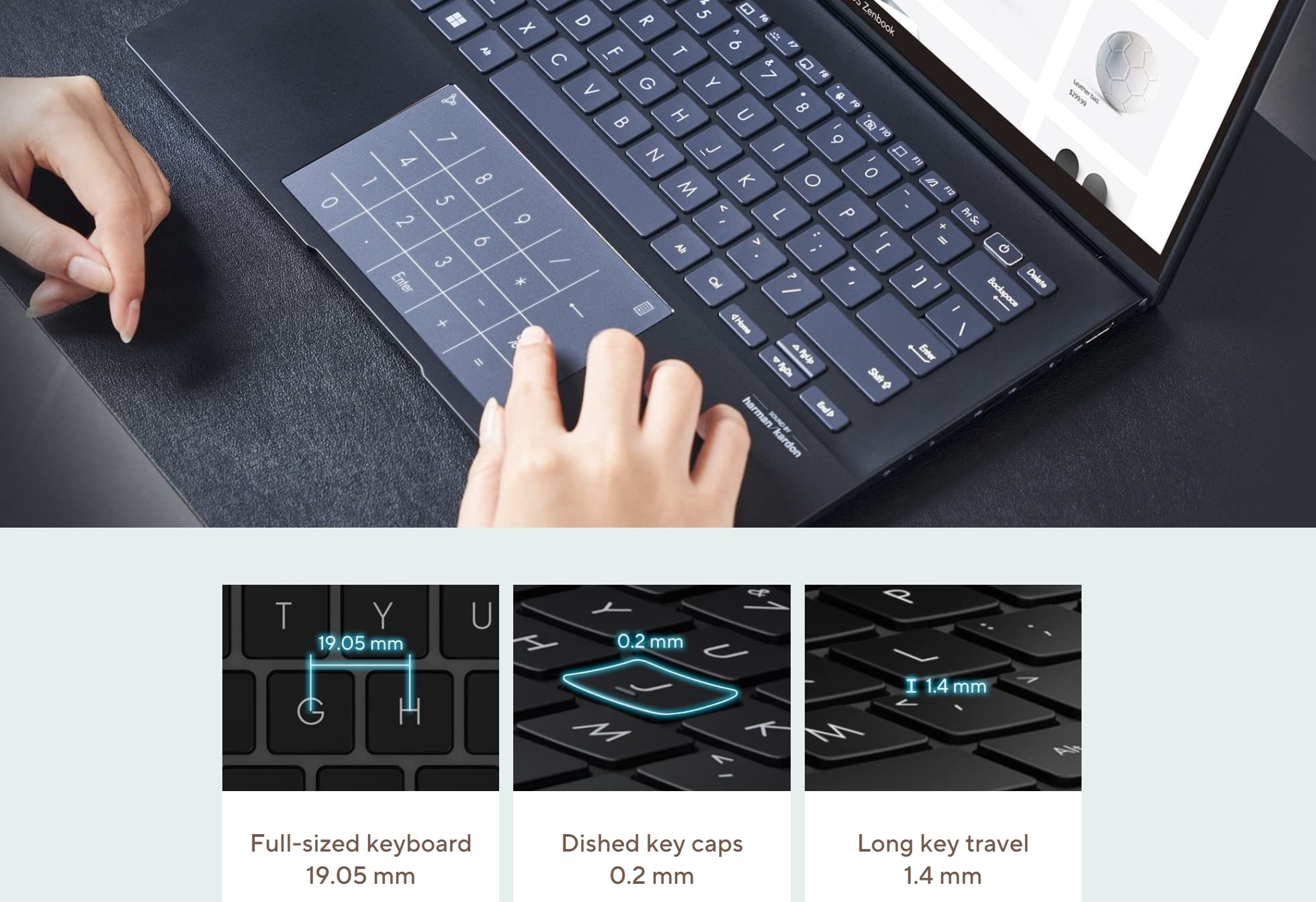 ASUS 2022 Latest Zenbook 14" 2.8K OLED Business Laptop, 12th Gen Intel Evo i5-1240P 12 Cores, 600 nits 90Hz 100% DCI-P3, 18 hrs Battery Life, Thunderbolt 4 (8GB RAM | 512GB PCIe SSD)