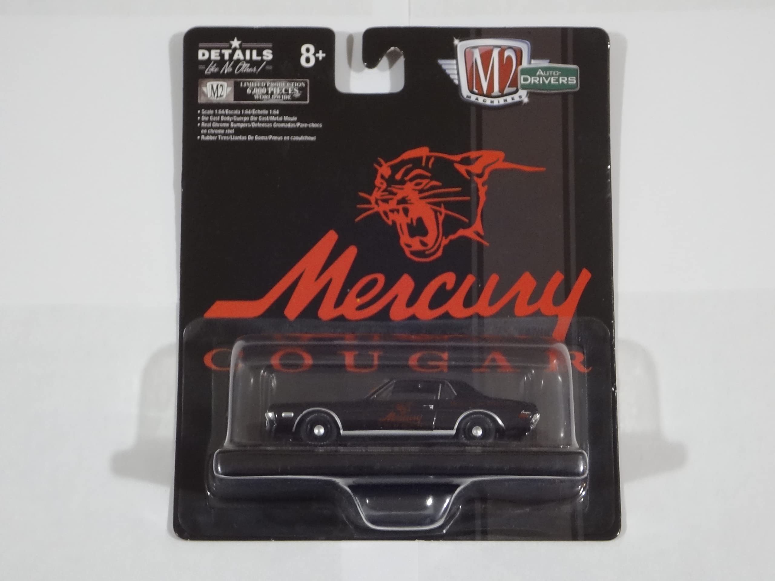 M2 Machines Auto-Drivers 1:64 R66 1968 Mercury Cougar R-Code