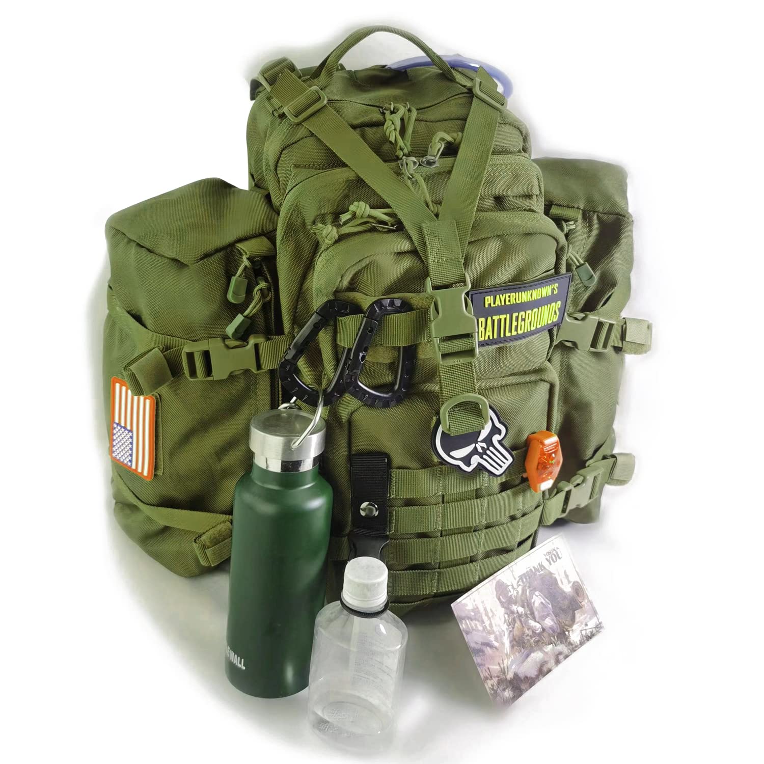 hcctag Military Tactical Backpack for Men Small Bug Out Survival Bag Hiking Traveling Hunting Outdoor Camping